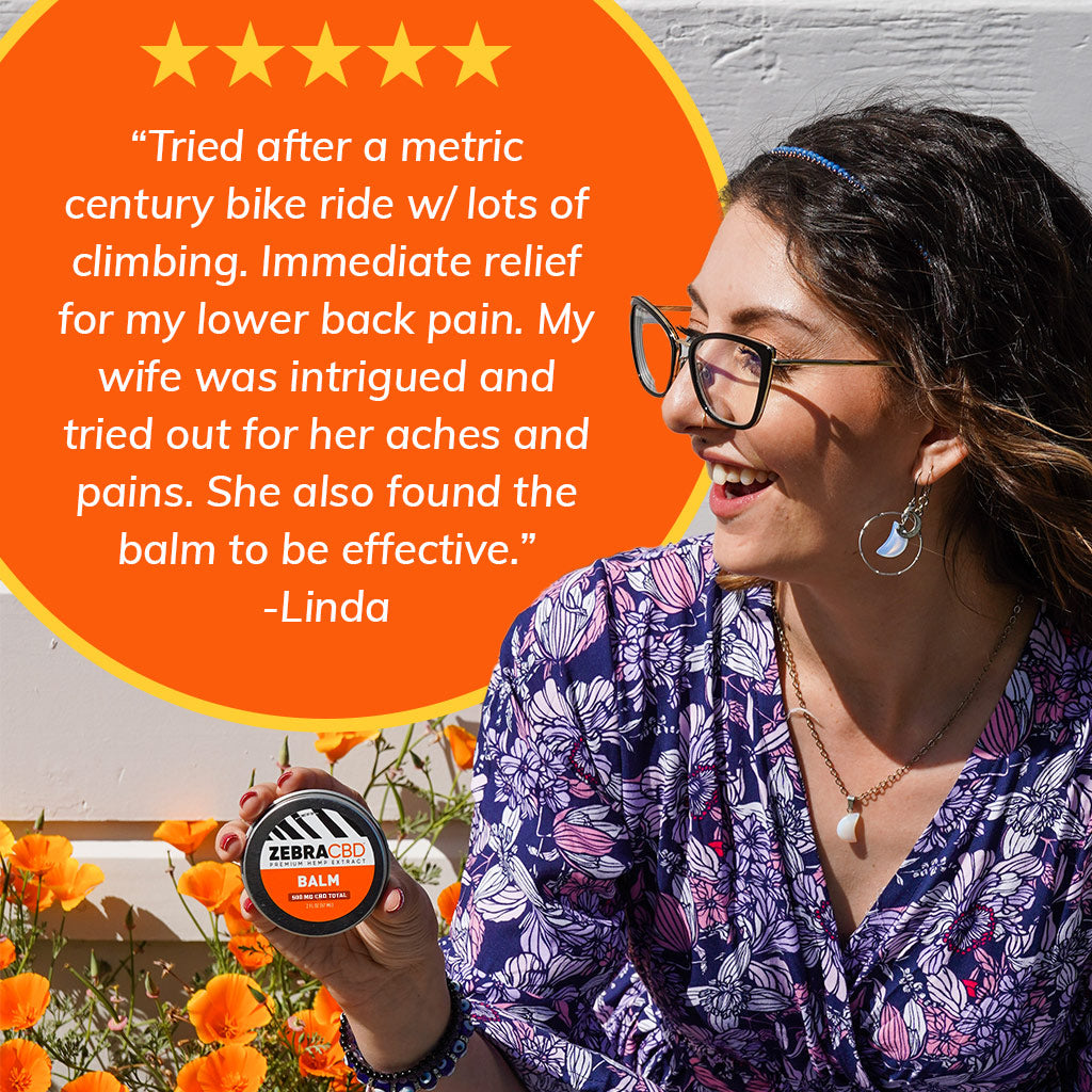 CBD Balm for Muscles & Joints With Premium Hemp | ZebraCBD - Zebra CBD