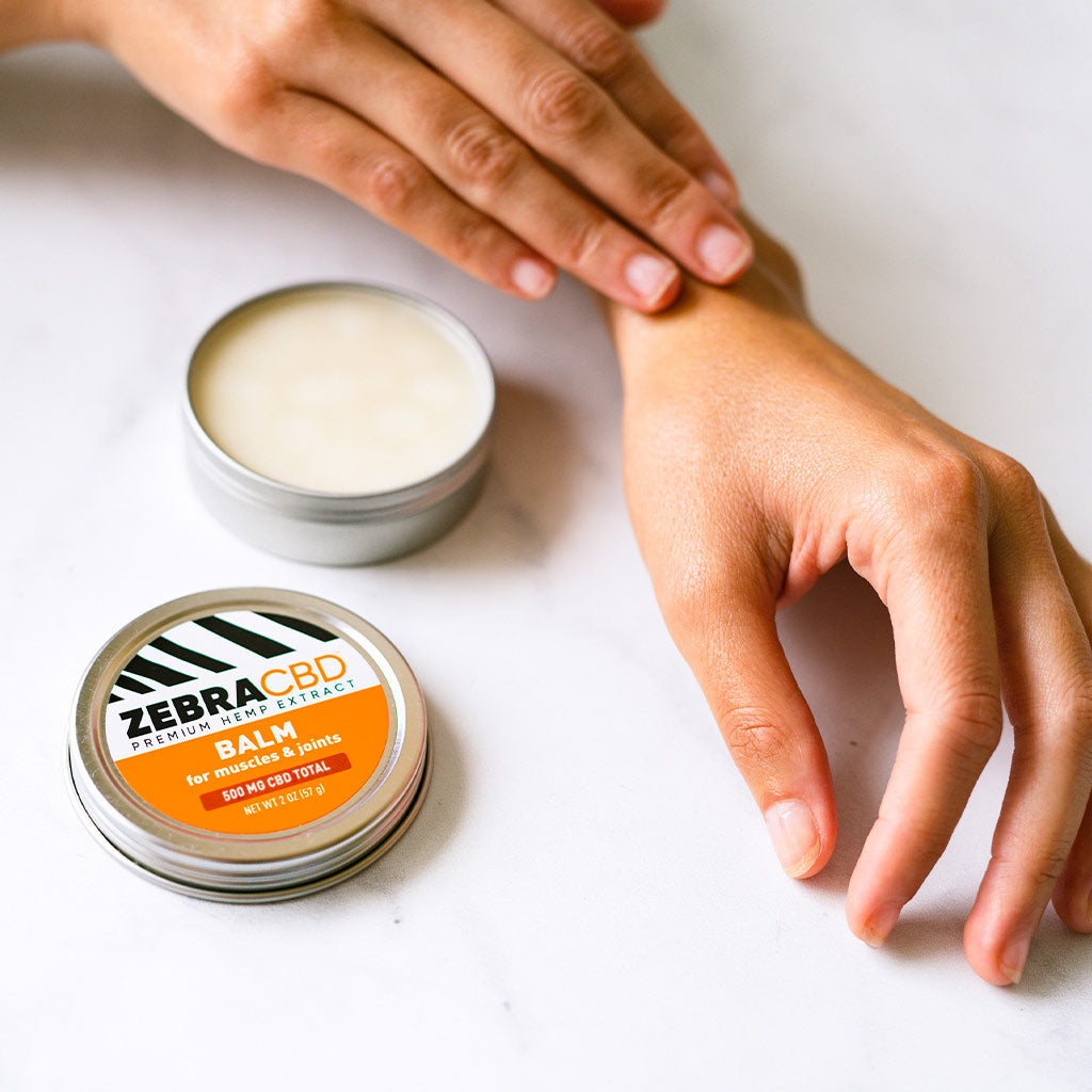 CBD Balm for Muscles & Joints With Premium Hemp | ZebraCBD - Zebra CBD
