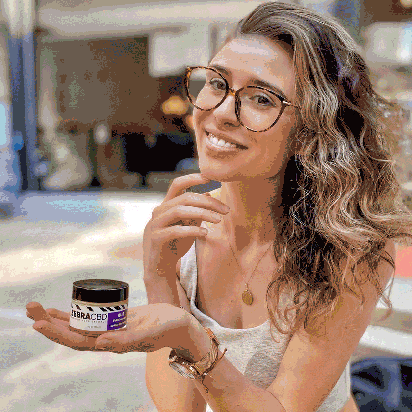 CBD Muscle Rub With Premium Hemp Extract | Zebra CBD