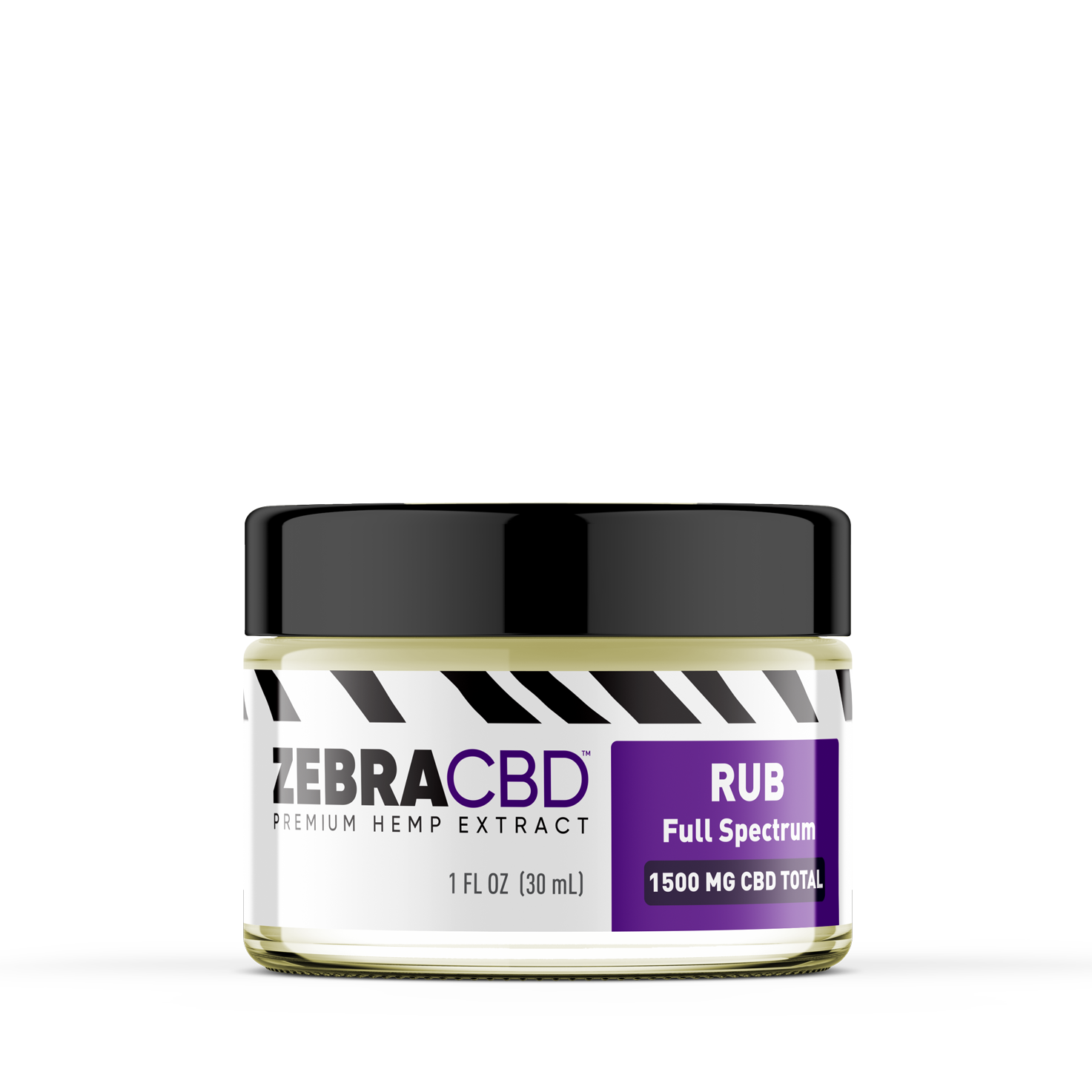 CBD Muscle Rub With Premium Hemp Extract | Zebra CBD