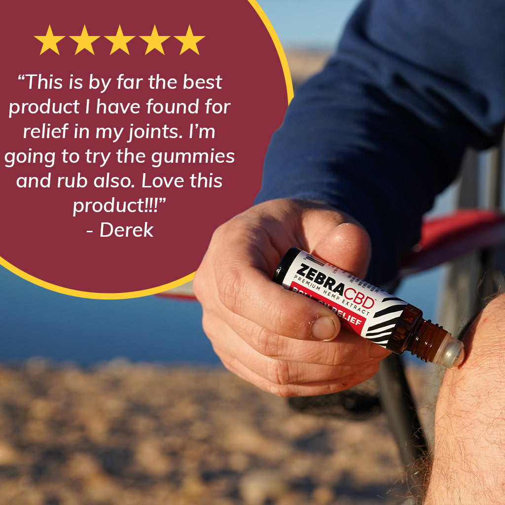 CBD Roll-On Relief - Zebra CBD