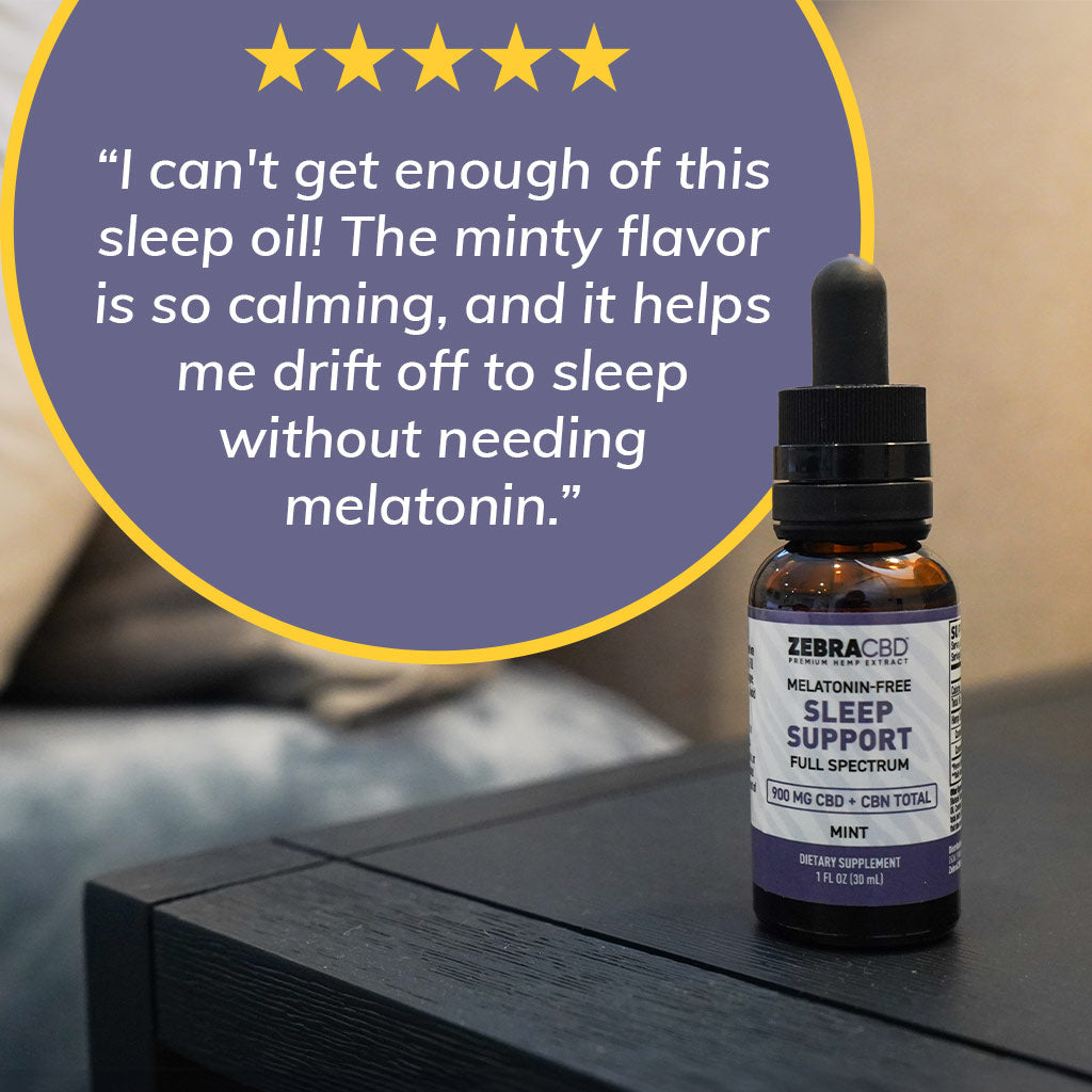 CBD Sleep Oil - Melatonin Free | Zebra CBD