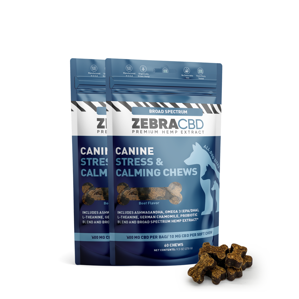 CBD Calming Chews For Dogs Collection | Zebra CBD